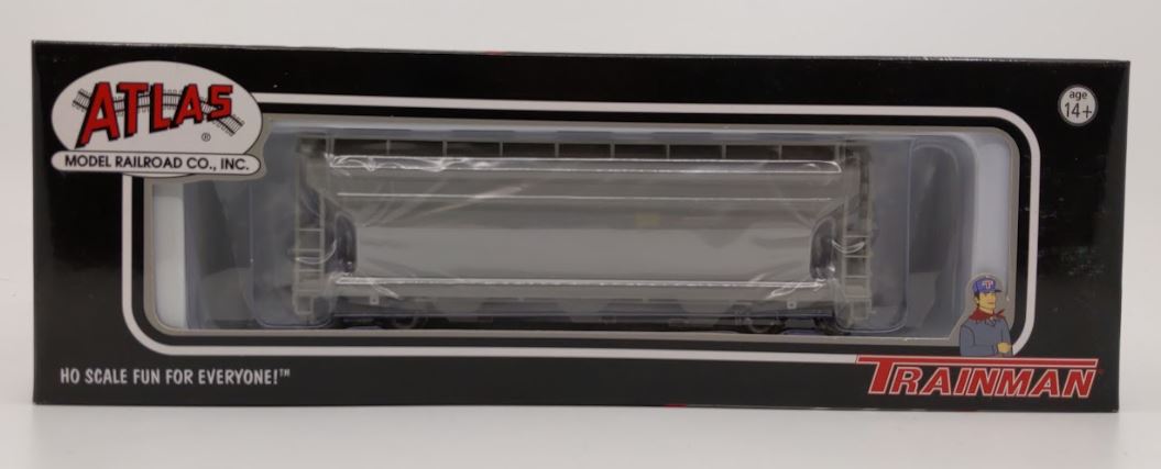 Atlas 936 HO Scale Undecorated ACF 3560 Covered Hopper Car – Trainz
