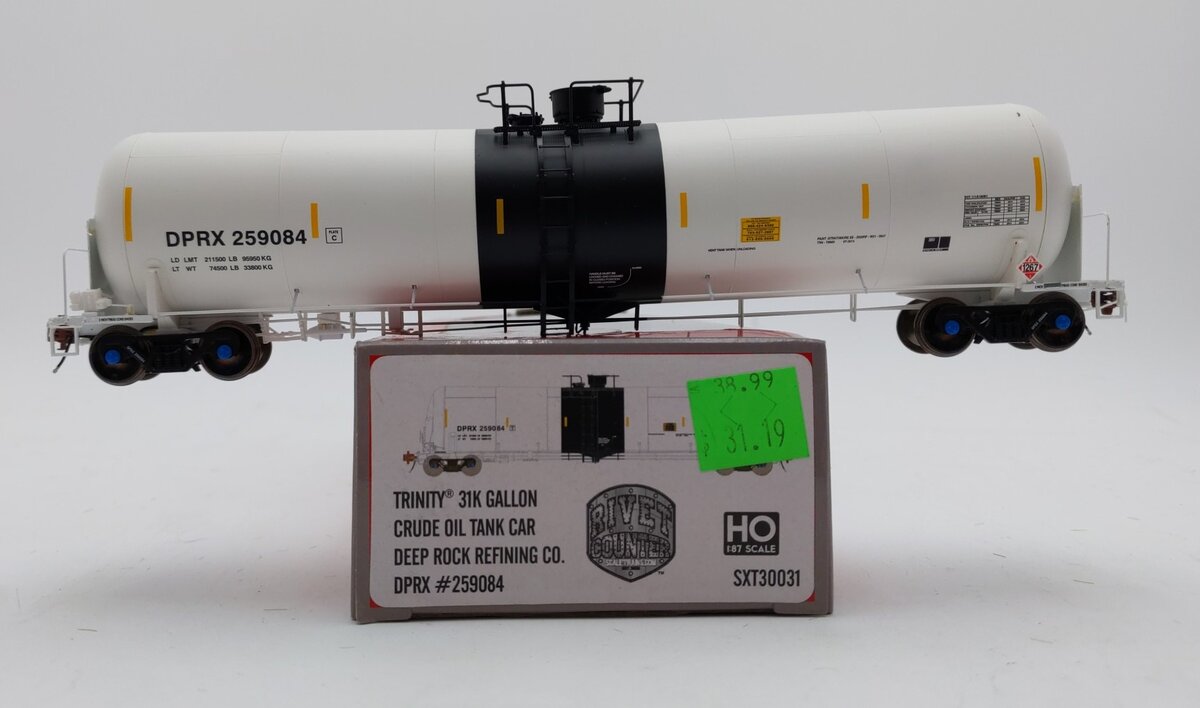 Scale Trains SXT30031 HO DPRX Trinity Rail 31,000 Crude Oil Tank Car ...