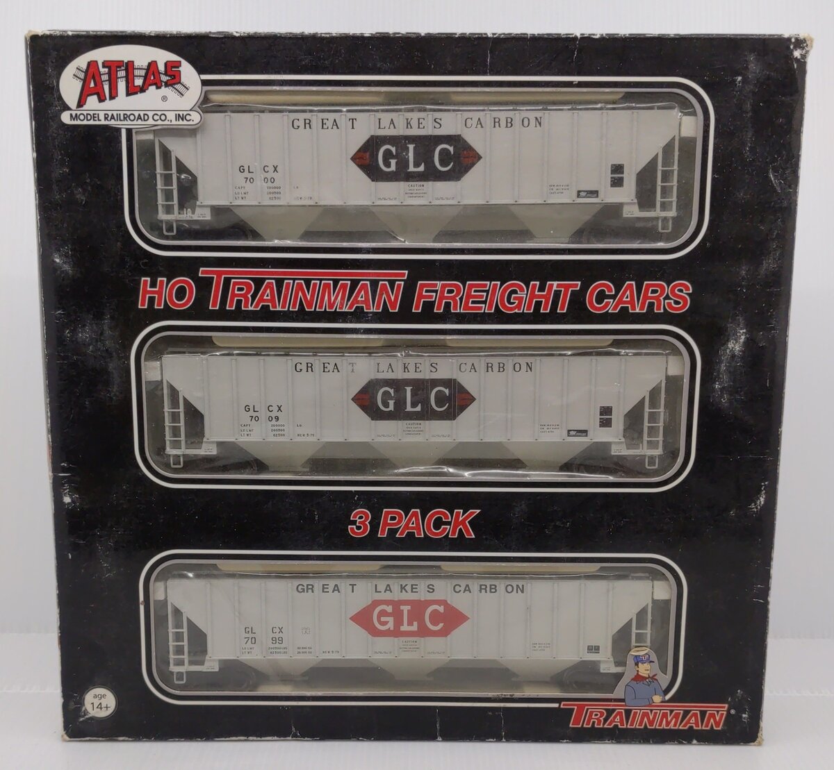 Atlas 0050 HO Scale Great Lakes Covered Hopper 3-Pack – Trainz