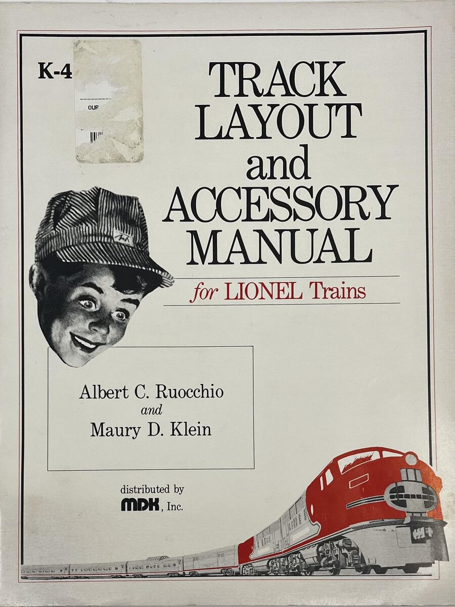 Track Layout and Accessory Manual for Lionel Trains By Albert C. - Pap ...