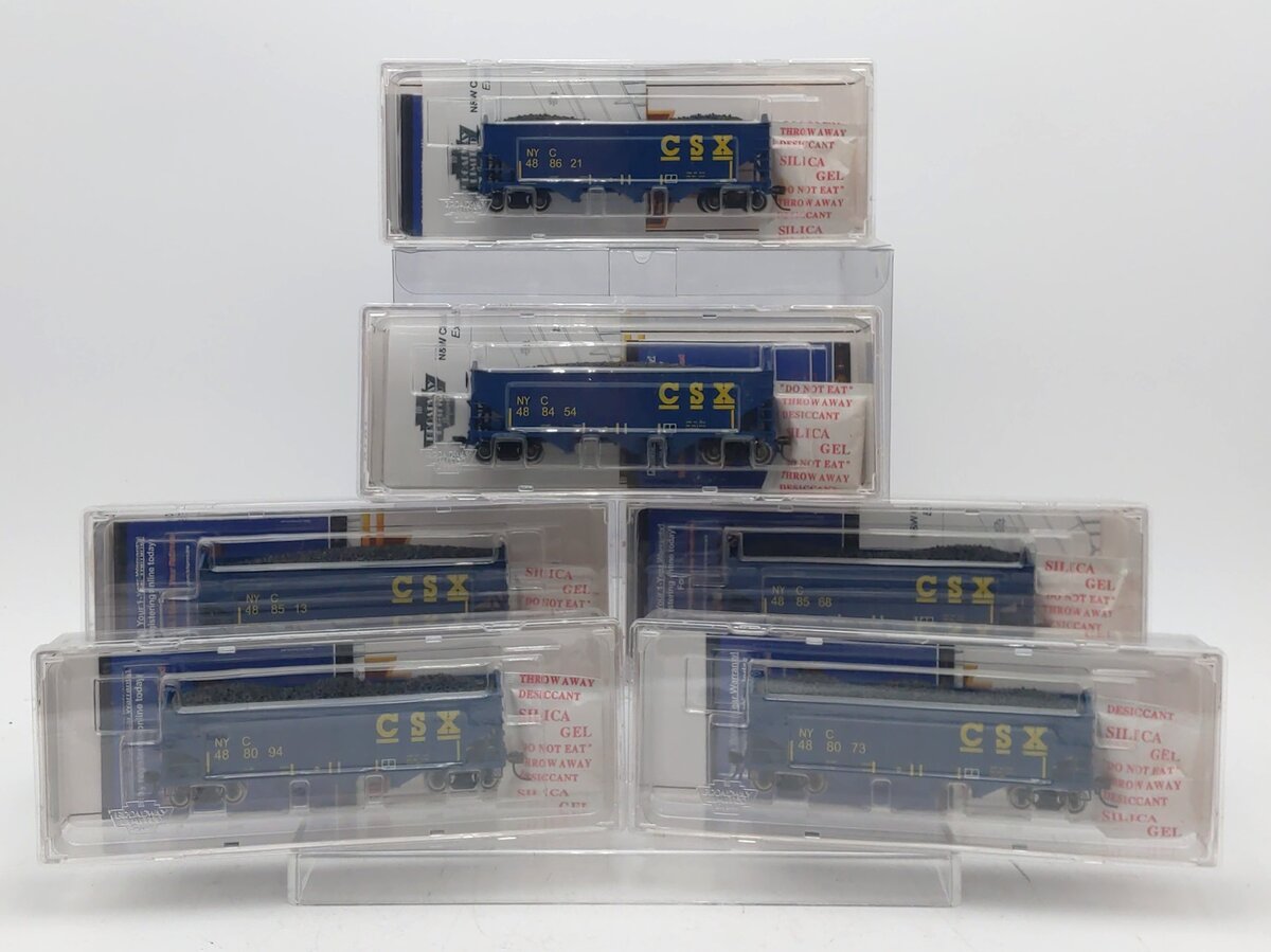 Broadway Limited 1615 HO CSX H2a 3-Bay Hoppers (Set of 6) – Trainz