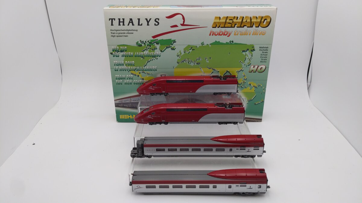 Mehano T674 Ho Scale Electric Locomotive Set (Set of 4) EX/Box – Trainz