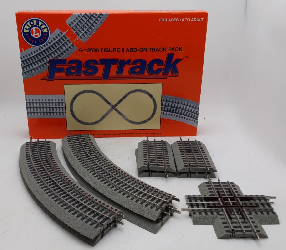 Lionel 6-12030 O FasTrack Figure-8 Expansion Track Pack VG/Box – Trainz