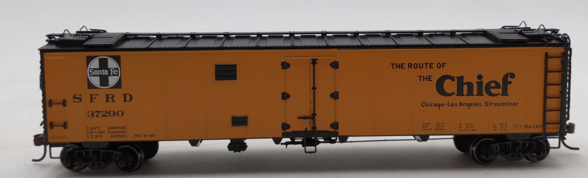 Athearn 64516 HO Scale ATSF Chief 50' Ice Bunker Reefer #37290 LN/Box ...