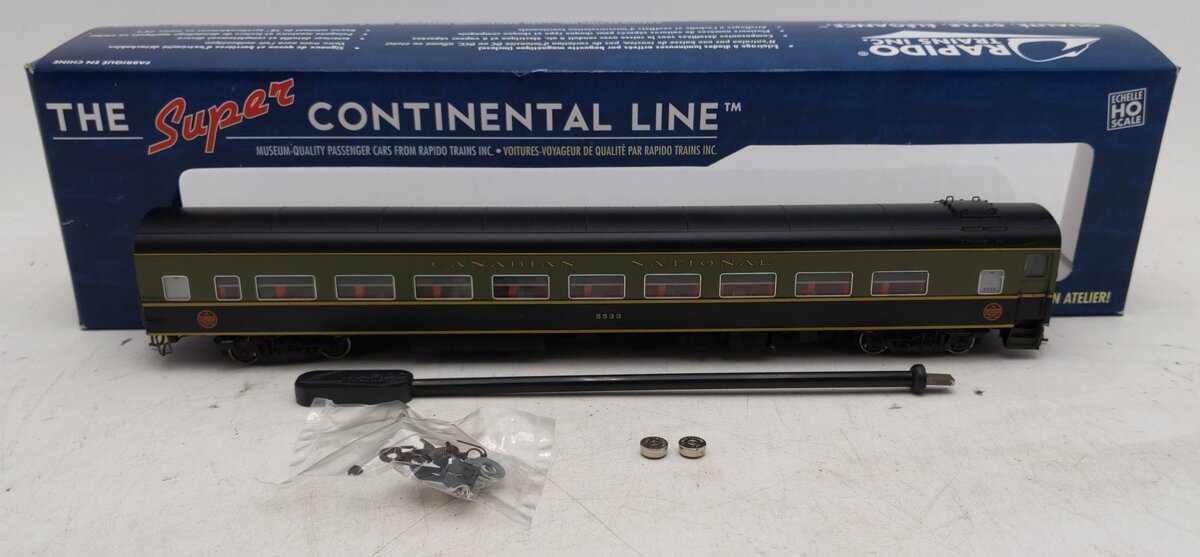 Rapido Trains 100015 HO CN Lightweight Coach Passenger #5533 LN/Box ...