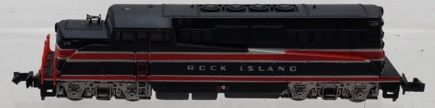 Life Like 7912 N Scale Rock Island BL2 Diesel Locomotive #429 EX – Trainz