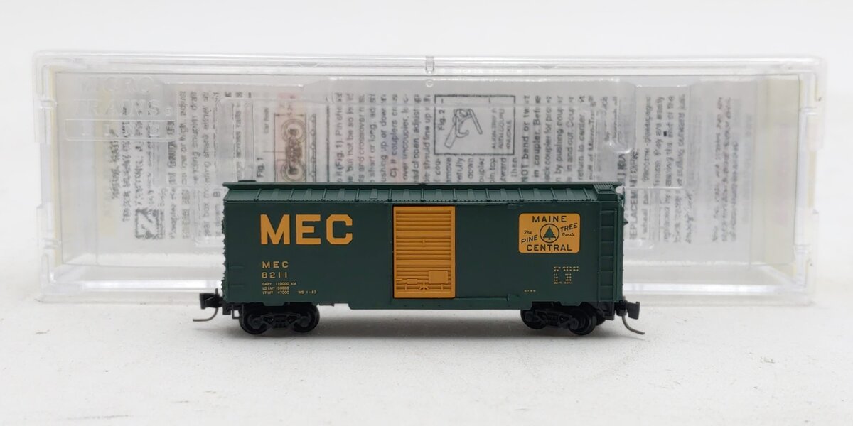 Micro Trains 50000921 Z MEC 40' Standard Box Car with Single Door #821 ...