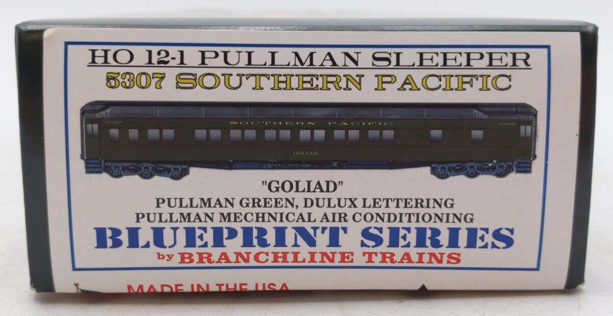 Branchline 5307 HO Southern Pacific 12-1 "Goliad" Pullman Sleeper Kit – Trainz