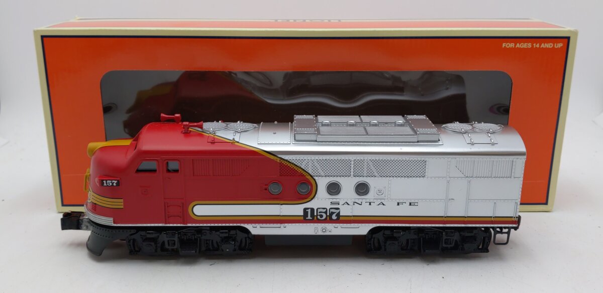 Lionel 2434229 O ATSF Non-Powered Dummy FT Diesel Locomotive #157 – Trainz