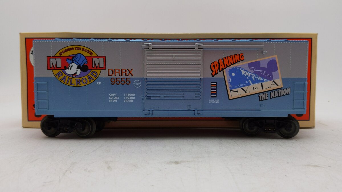 Lionel 6-29205 Mickey Mouse Railroad Hi-Cube Boxcar EX/Box – Trainz
