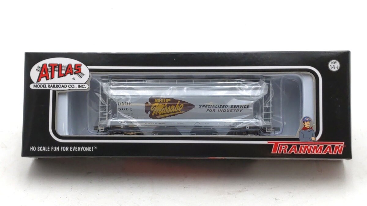Atlas 20000472 HO Scale DMIR ACF 3560 Centerflow Covered Hopper #5002 ...