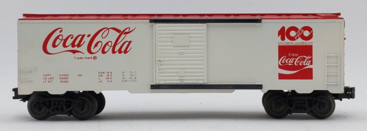 KMT O Coca-Cola 100 Centennial Celebration Box Car EX – Trainz