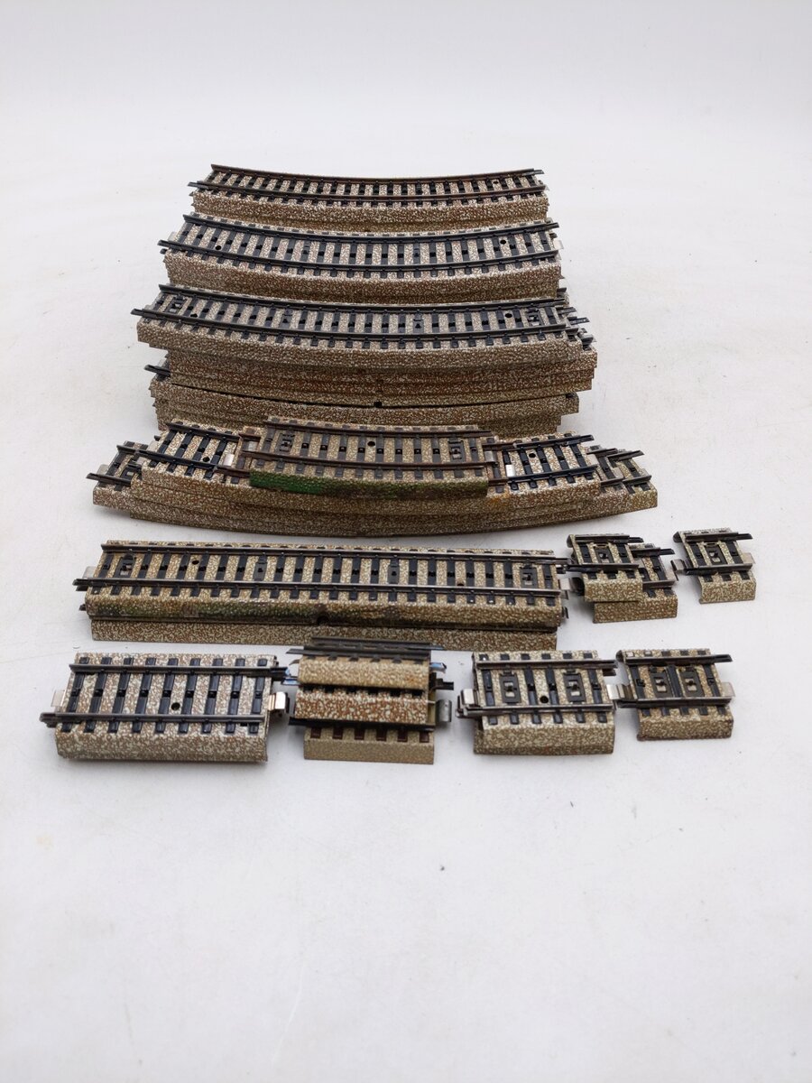 Marklin HO M-Track Straight & Curved Track Sections [30+] VG – Trainz