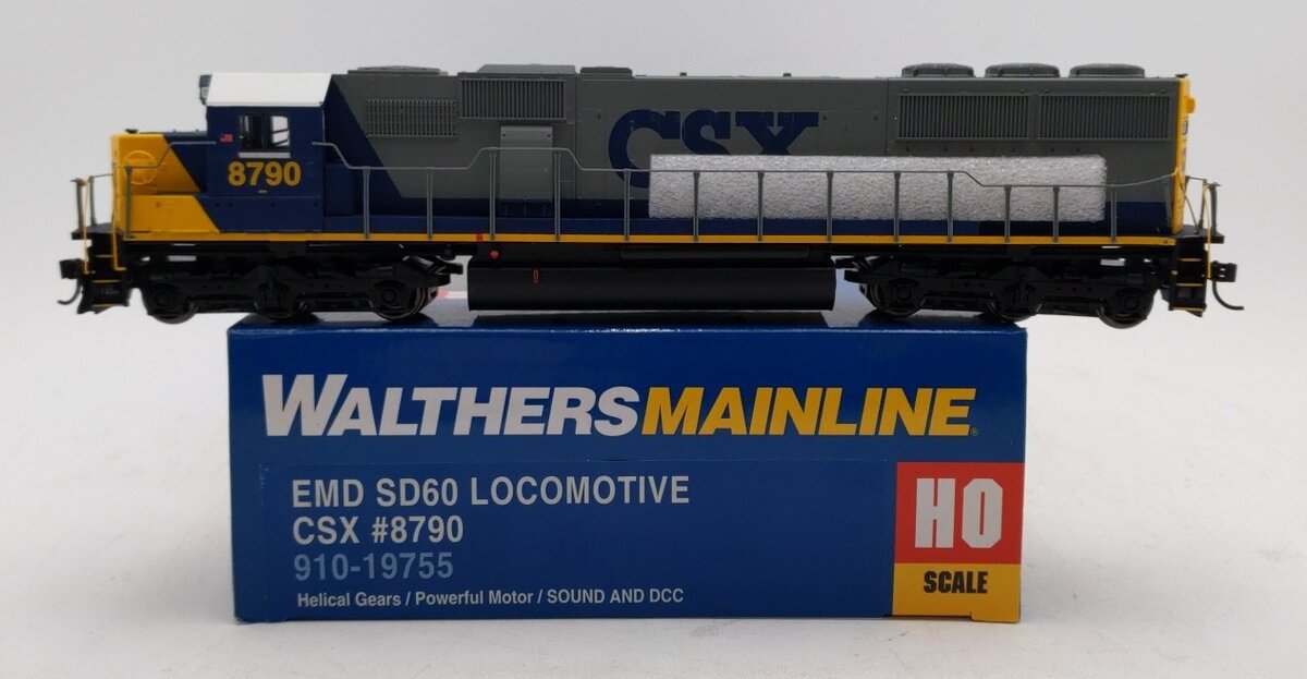 Walthers 910-19755 HO CSX EMD SD60 Diesel Locomotive #8790 w/ Sound ...