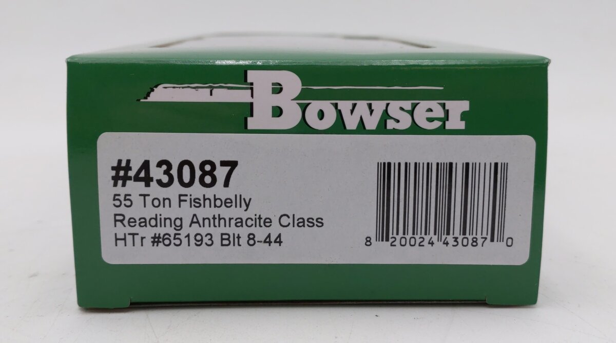 Bowser 43087 HO Reading Anthracite Class HTr 55 Ton Fishbelly Hopper C ...