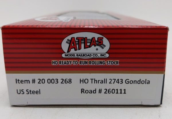Atlas 20003268 HO US Steel Thrall 2743 Covered Gondola Car #600111 – Trainz