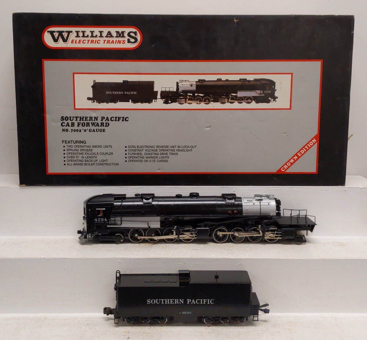 Williams 7002 BRASS Southern Pacific 4-8-8-2 Cab Forward Steam Locomot ...