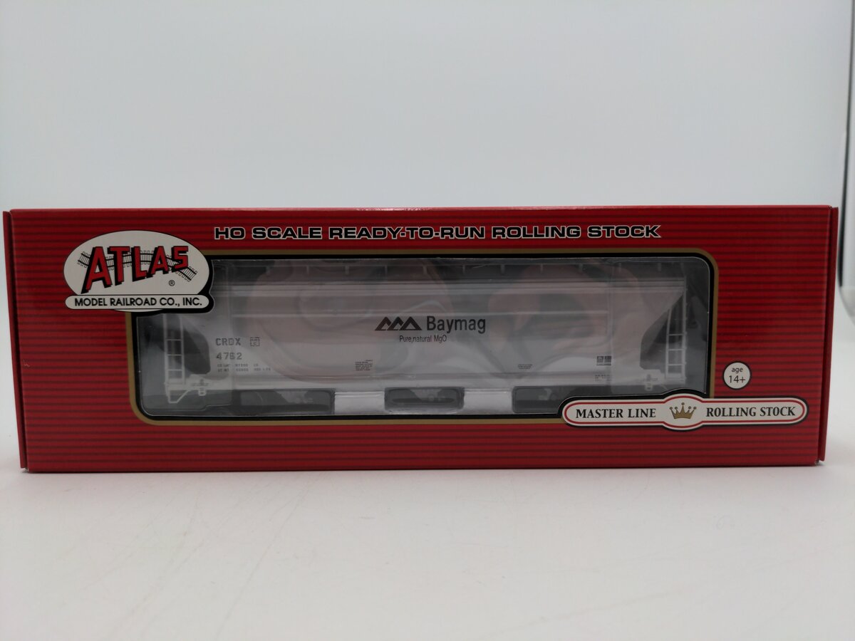 Atlas 20001405 HO ACF 4650 3-Bay Centerflow Hopper, Baymag #4762 MT/Bo ...