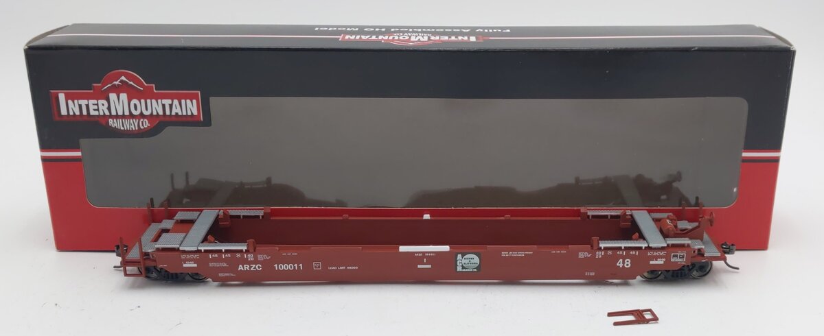 InterMountain 47256-03 HO Arizona & California Husky Stack Car #100011 – Trainz