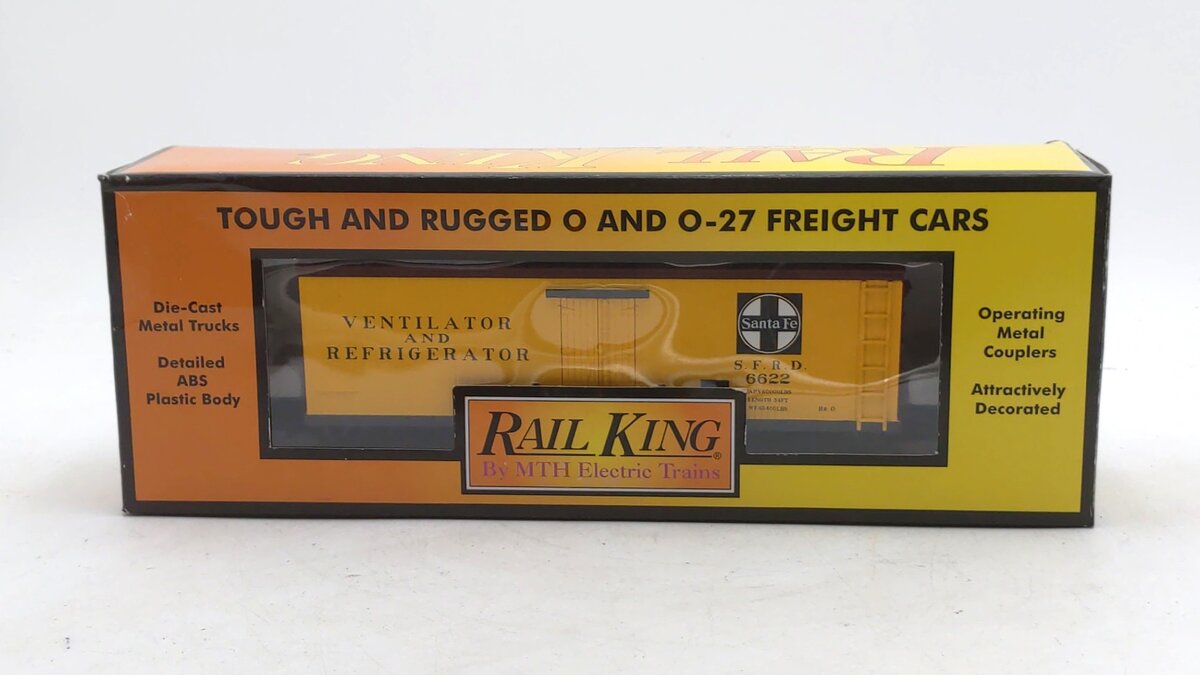 MTH 30-78143 O SF Reefer/19th Century EX/Box – Trainz