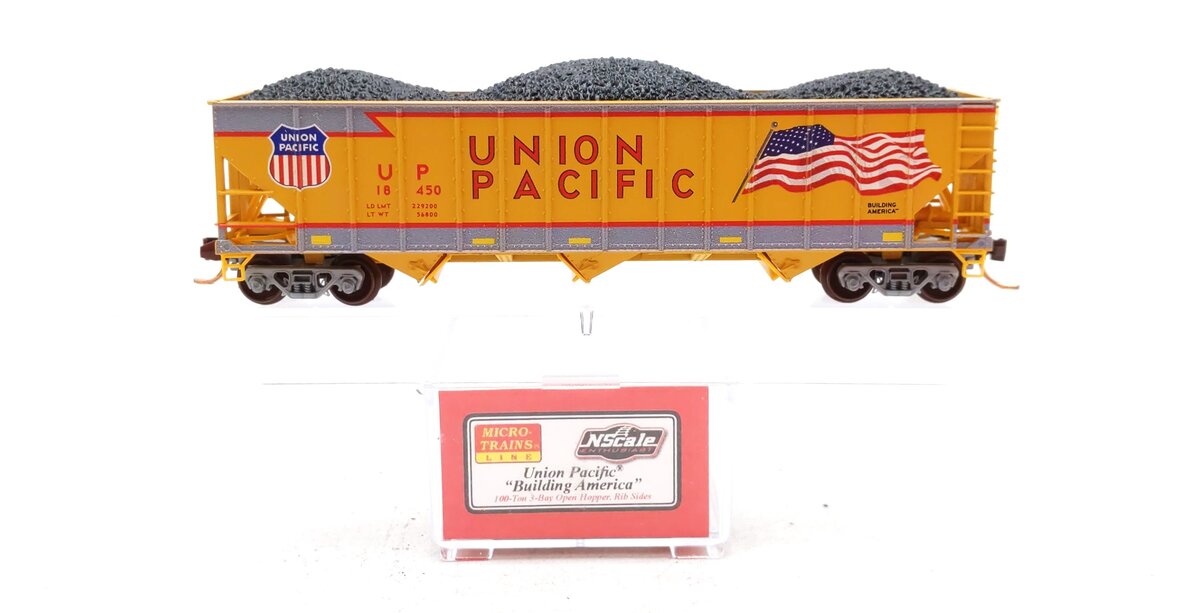 Micro-Trains MTL NSE 17-01 N UP "Building America" 60' Hopper #18450 N ...