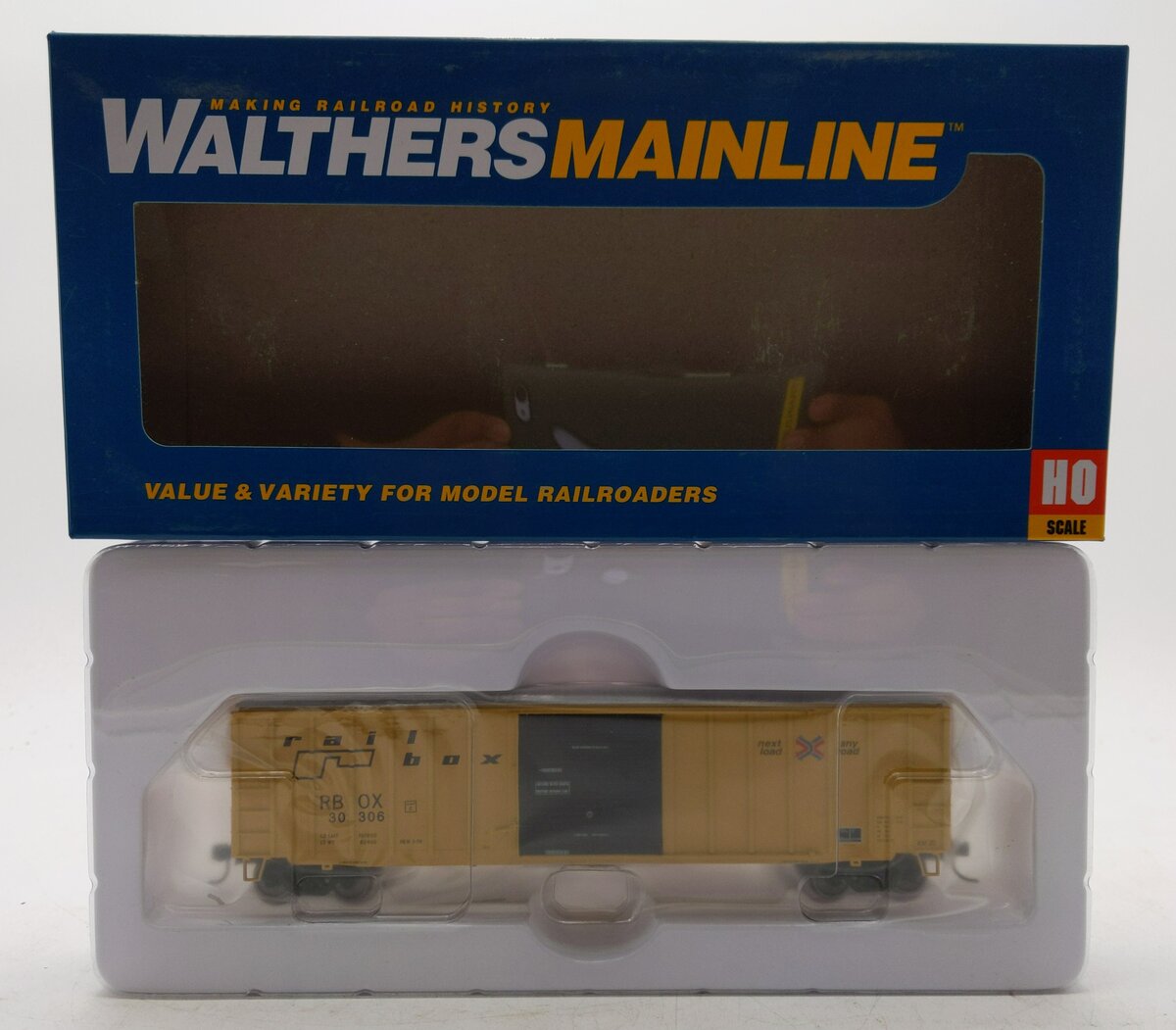 Walthers 910-1822 HO Railbox ACF 50' Exterior Post Boxcar #30306 – Trainz