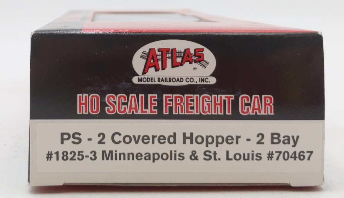 Atlas 1825-3 HO Minneapolis & St. Louis PS-2 Covered 2 Bay Hopper #704 – Trainz