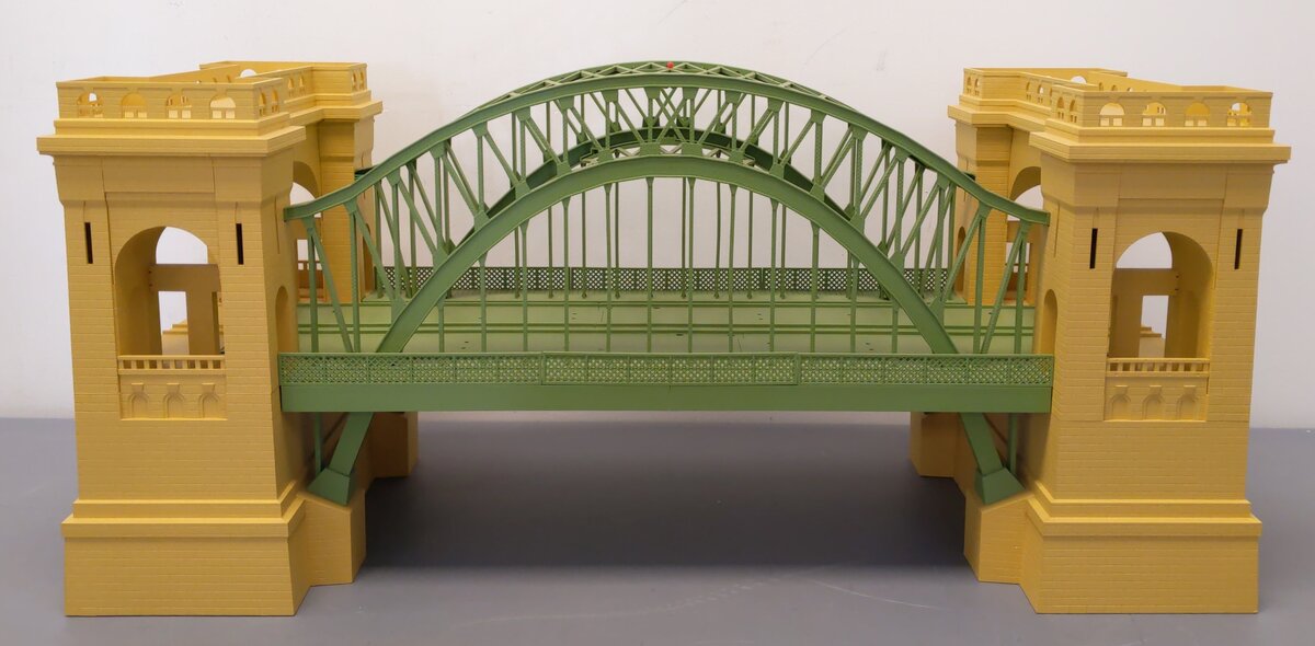MTH 30-9021 O Hell Gate Bridge Cream & Green EX – Trainz