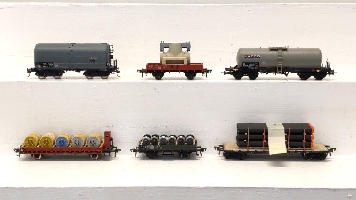 Generic HO Scale Assorted Austrian & German Freight Wagons [6] Custom ...
