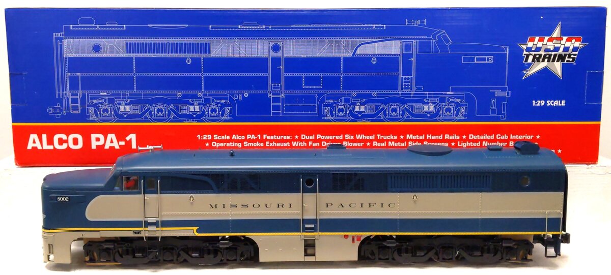 USA Trains R22511-2 G Scale Missouri Pacific ALCO PA-1 Diesel Locomoti ...