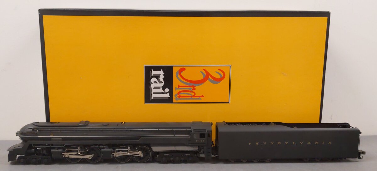 3rd Rail 6100 O BRASS PRR 6-4-4-6 S-1 Steam Locomotive & Tender #6100 ...