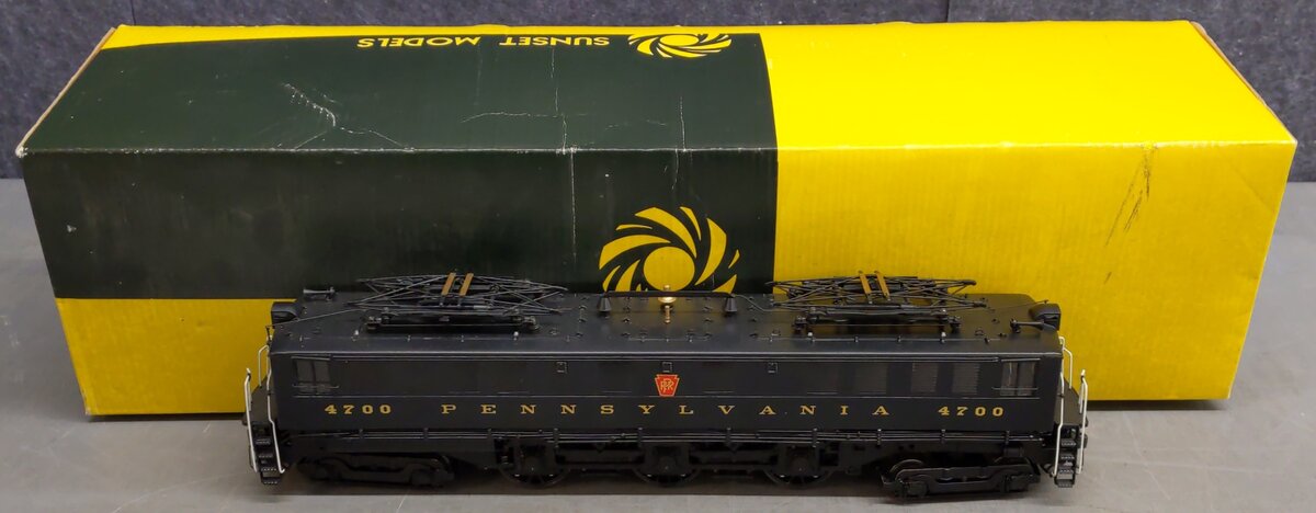 Sunset Models 4700 O BRASS PRR P5 Box Cab Electric Locomotive #4700 -2 ...