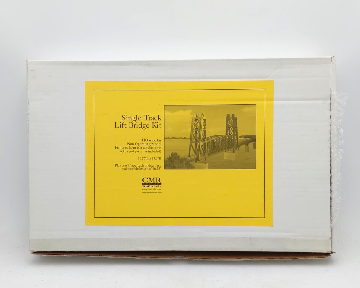 Custom Model Railroads HO Scale Single Track Lift Bridge Kit EX/Box ...