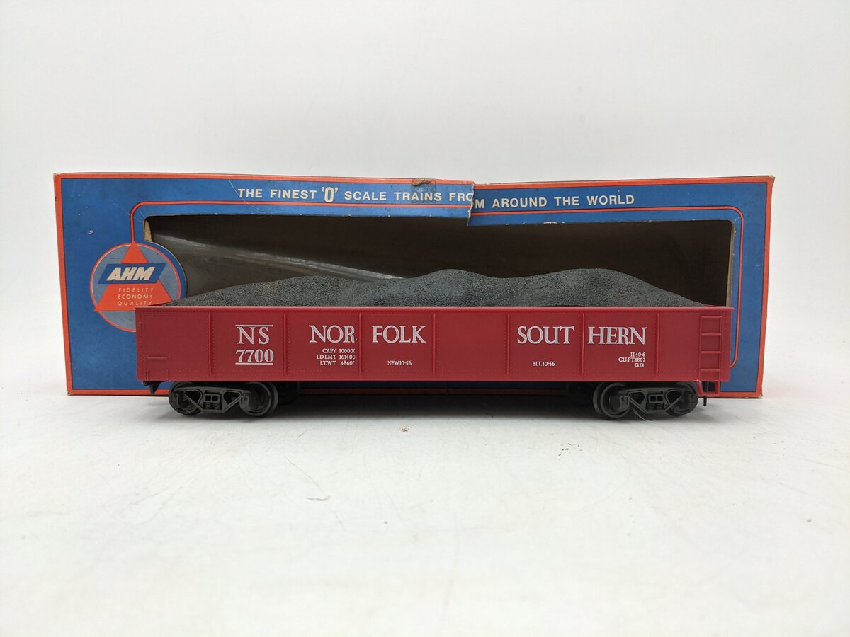 AHM 7304 O C Norfolk Southern Gondola Car with Coal #7700 - 2 Rail EX ...