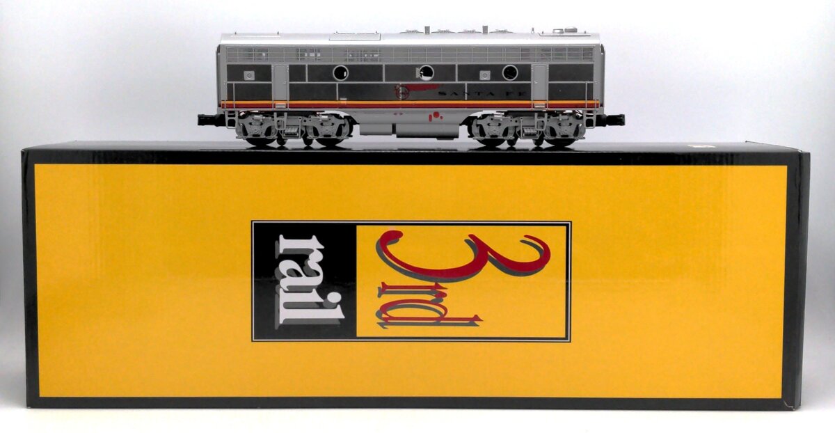 3rd Rail Num 3 O Gauge Santa Fe EMD F3 B-Unit Diesel Engine #30 EX/Box ...