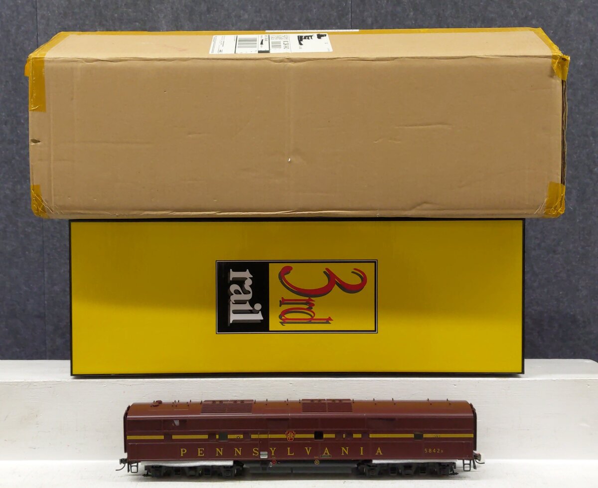 Sunset Models O PRR EMD E7 B-Unit Diesel Engine (Run #2) #5842 -2 Rail ...
