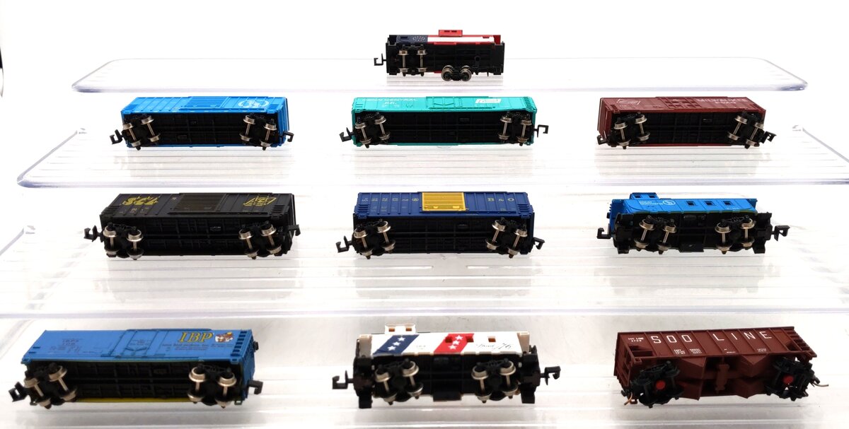 Kit Container Su Carro Ferroviario N Gauge - 12 Pezzi - Card Kit ...