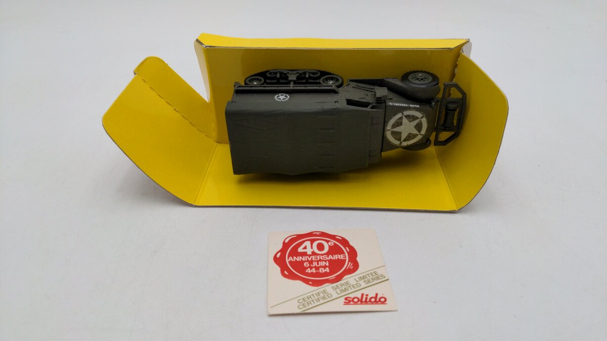 Solido 244 1:50 Scale M3 Half-Track Tank 40th Anniversary Limited Edit ...