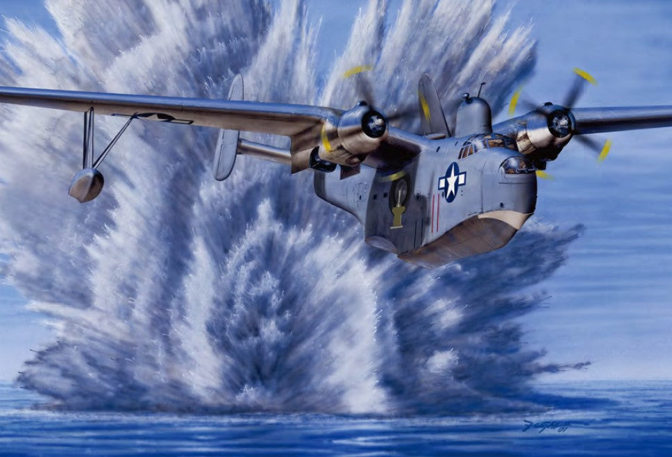 Academy 12586 1:72 USN PBM-5A Mariner Flying Boat Military Aircraft Pl ...