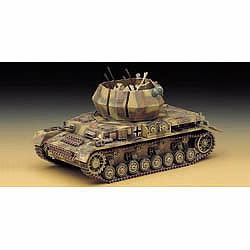 Academy 13236 1:35 Flakpanzer ? Wirbelwind German Quad 20mm Military T ...