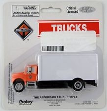 Boley 4002 1:87 Dept 1-87 Orange & White International 2-Axle Box Truc ...