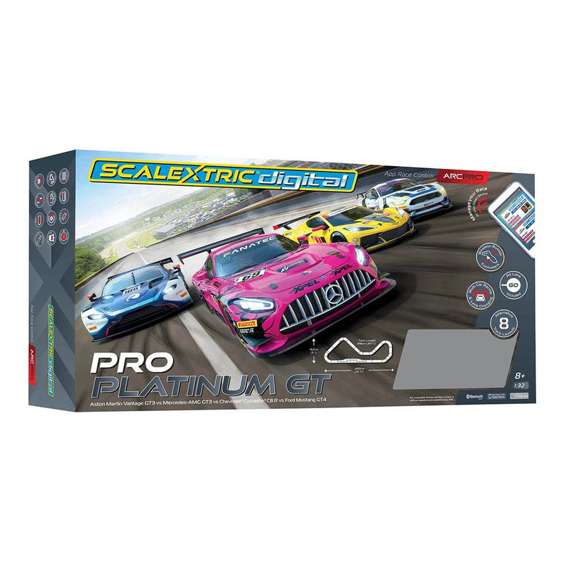 Scalextric C1436T 1:32 ARC PRO Pro Platinum Slot Car Set – Trainz