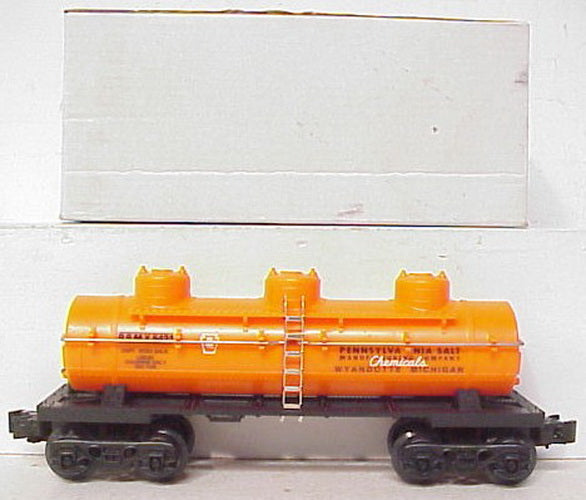 K-Line K5431 O Scale Orange Penn Salt Tank Car – Trainz