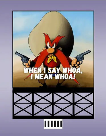 Miller Engineering 88-8001 O/HO Large Yosemite Sam Sign – Trainz