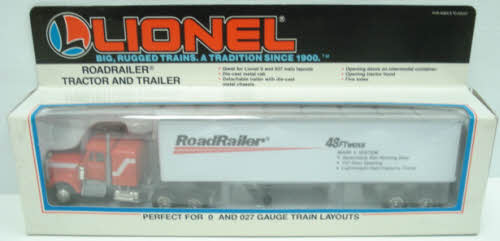 Lionel 6-12833 O 1:48 Scale RoadRailer Tractor & Trailer Truck – Trainz
