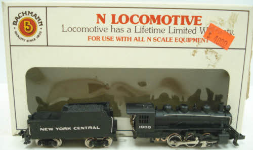 Bachmann 51570 N New York Central 2-6-2 Prairie Steam Locomotive & Ten ...
