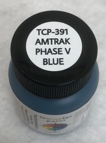 Tru-Color 391 Railroad Color Amtrak Phase V Blue Acrylic Paint 1 Oz. B ...