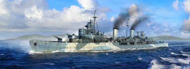 Trumpeter Models 06701 1:700 HMS Belfast 1942 Light Cruiser Plastic Mo ...
