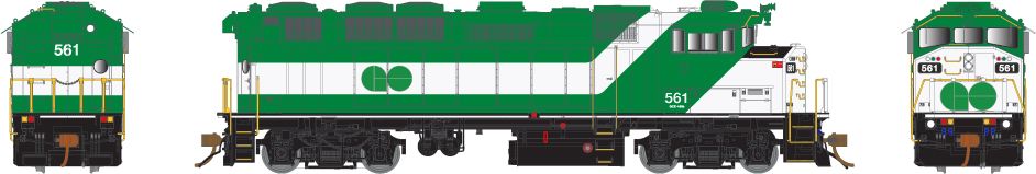Rapido Trains 019507 HO GO Transit F59PH Diesel Locomotive with DCC/So ...
