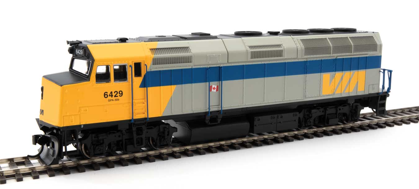 Walthers 910-9475 HO VIA EMD F40PH Diesel Locomotive Standard DC #6429 ...
